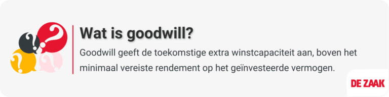 Hoe bereken je de goodwill van je bedrijf? - De Zaak
